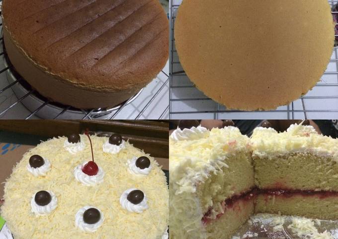Resep Cheese Cake Jadul (birthday cake) oleh intan_apip - Cookpad