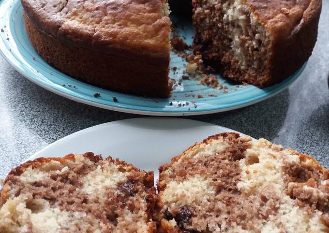 Queque marmoleado fácil Receta de Fabiola Pérez- Cookpad