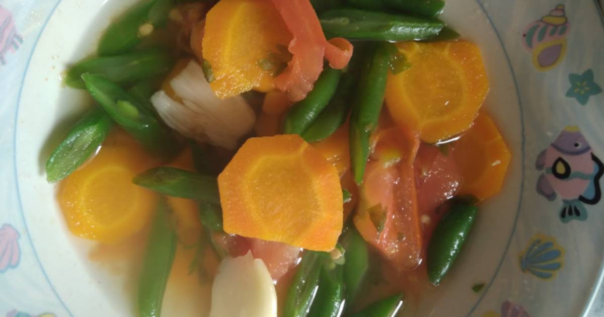 Resep Wortel Buncis Rebus (menu balita) oleh windari - Cookpad