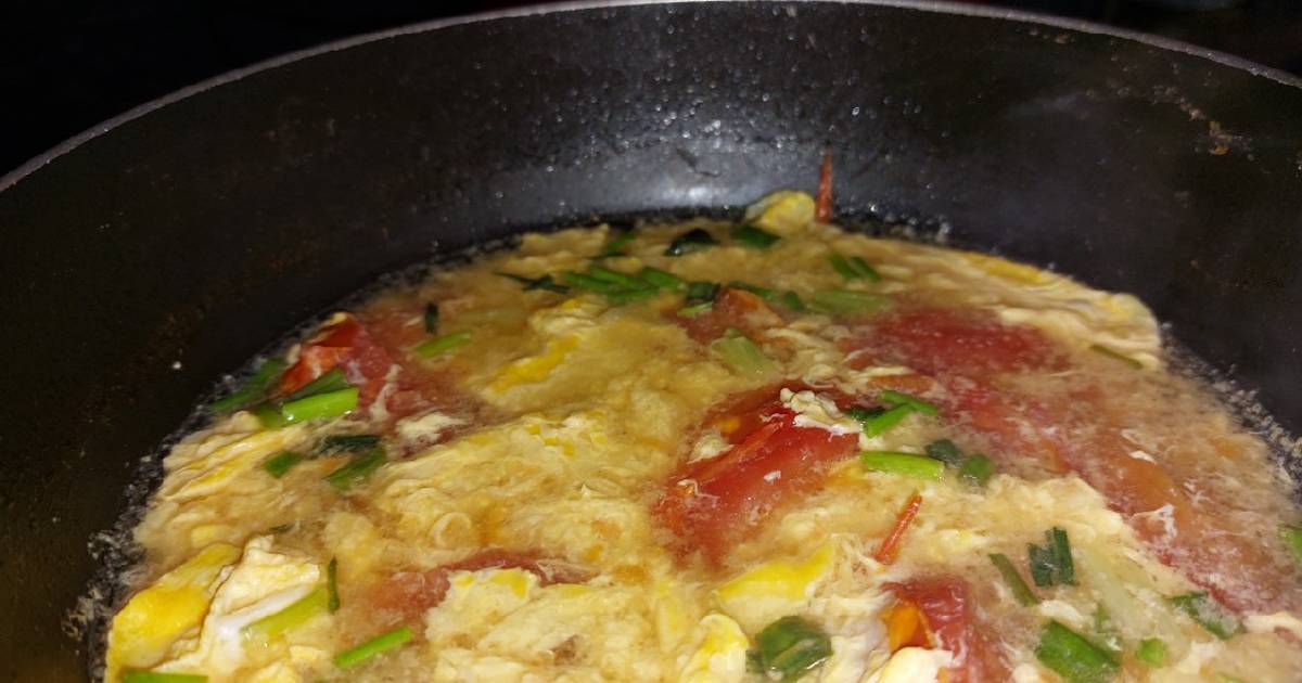 Resep Sup tomat telur oleh Ayu - Cookpad