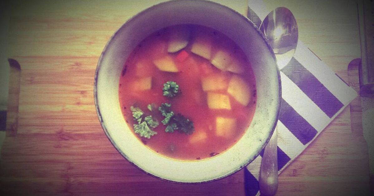 Ketchup Vegetable Soup Home Recipes - Cookpad