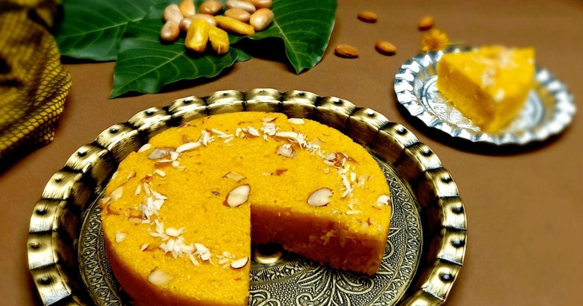 Jackfruit Sandan (Steamed Jackfruit Cake Recipe) Recipe by Shital ...