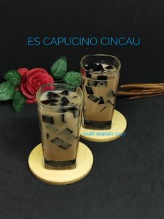 Resep Es Capucino Cincau oleh Aini mama 2N 2R - Cookpad