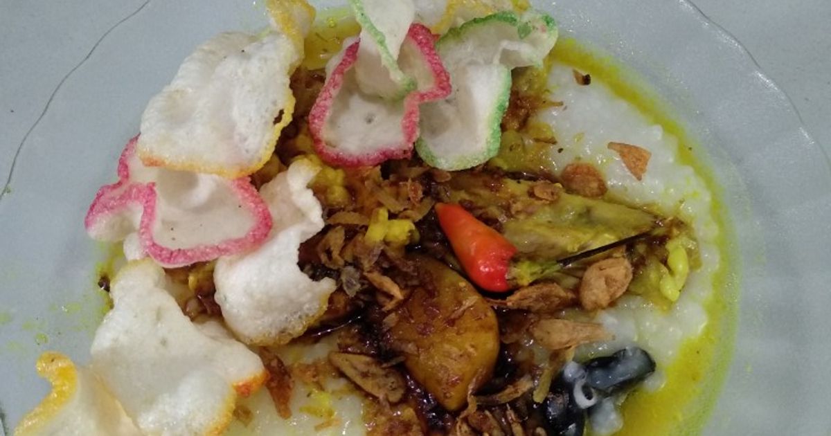 Resep Bubur Kari Ayam oleh Rini Sapartini - Cookpad