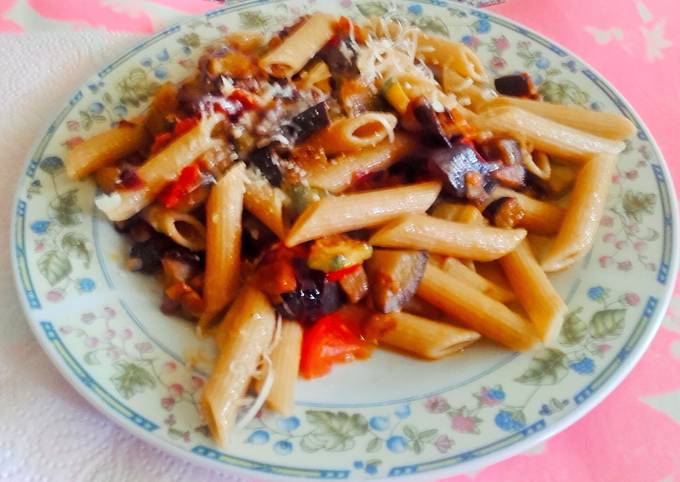 Fideos canuto con verduras Receta de @Animateycocina- Cookpad