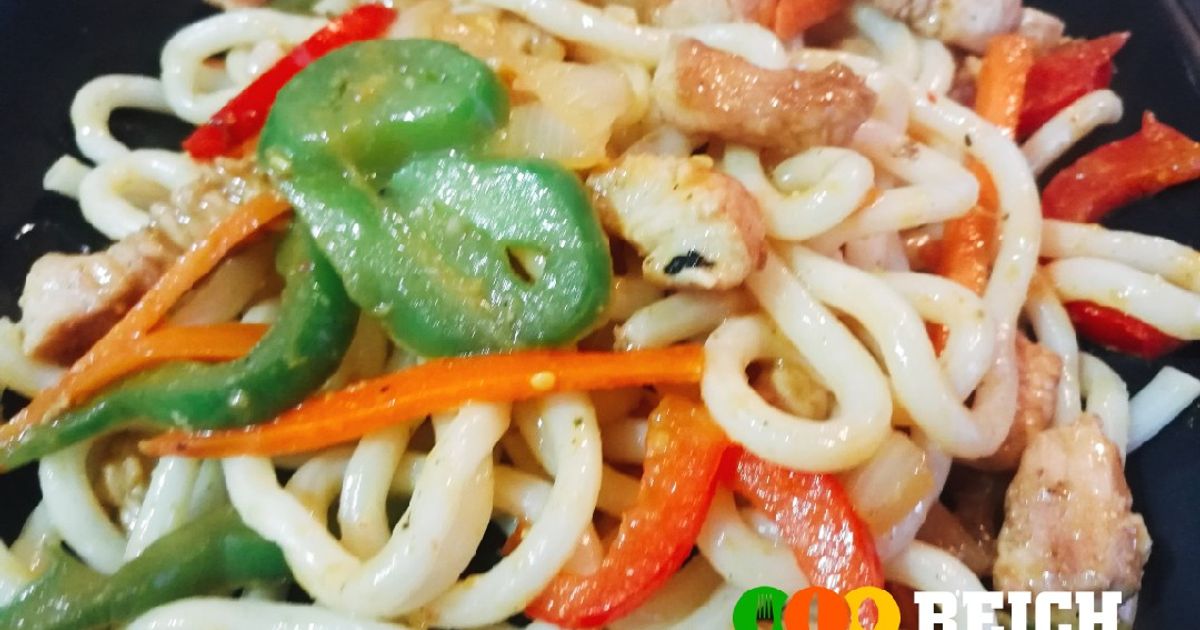 Udon Yaki Con Salsa Satay Receta de Reich- Cookpad