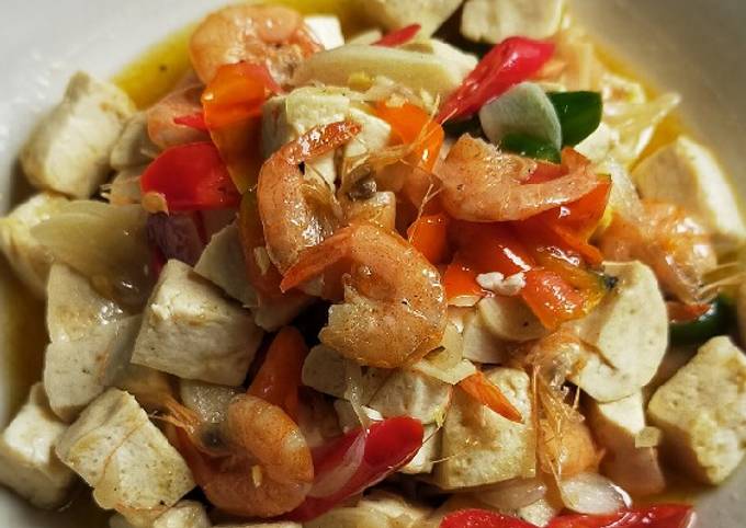 Resep Tumis udang tahu sederhana oleh Aniez Cimoet - Cookpad