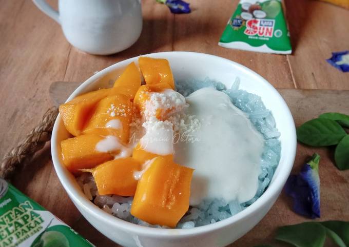 Resep Mango Sticky Rice oleh Anggraini Oktora - Cookpad