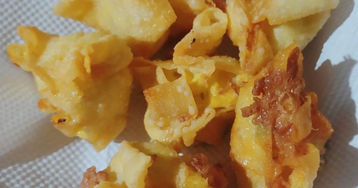 Resep Pangsit goreng isi sayur oleh Krisna Niken - Cookpad