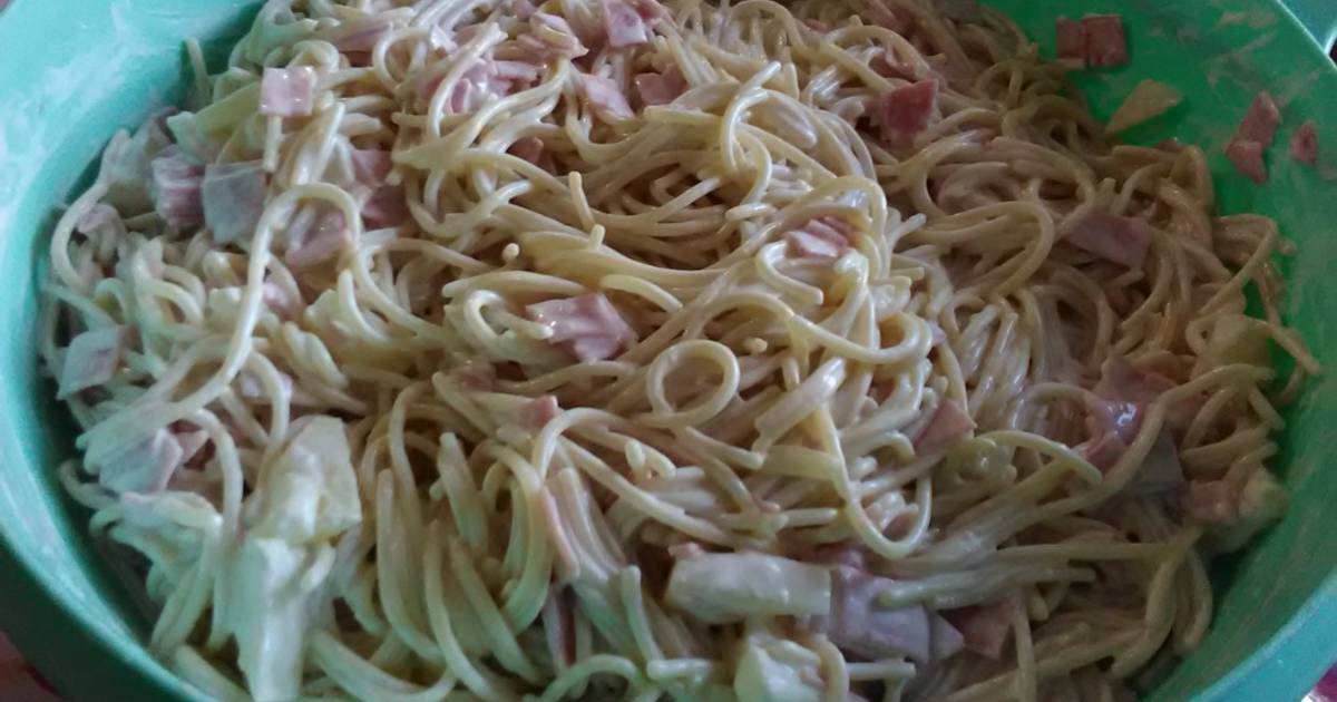 Espaguetis con mayonesa - 55 recetas caseras- Cookpad
