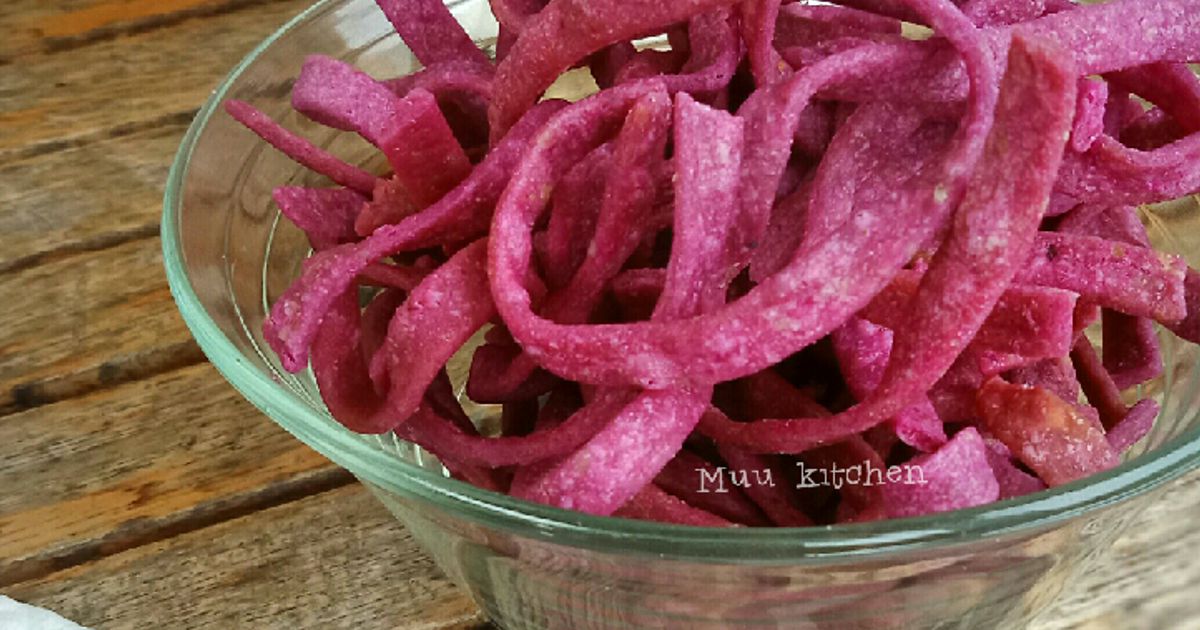 Resep Stick Ubi Ungu Renyah oleh Muu Razak - Cookpad