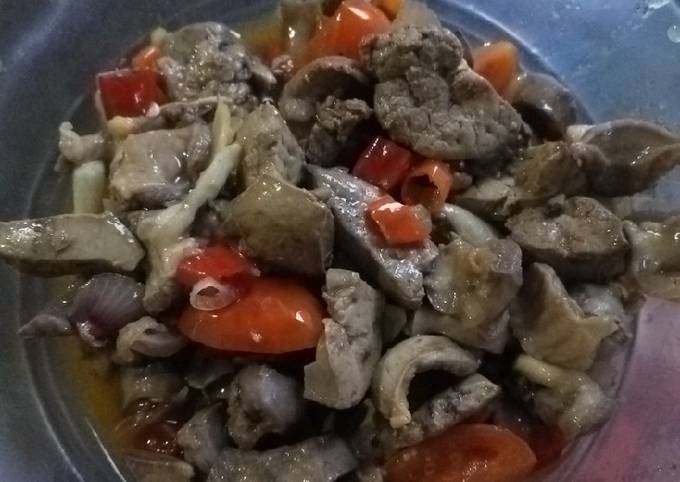 Resep Oseng Hati Ampela Goreng oleh Ummy Zaydan - Cookpad