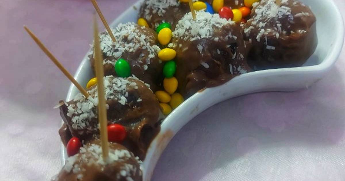 Choco Date balls Recipe by Maha Faraz - Cookpad