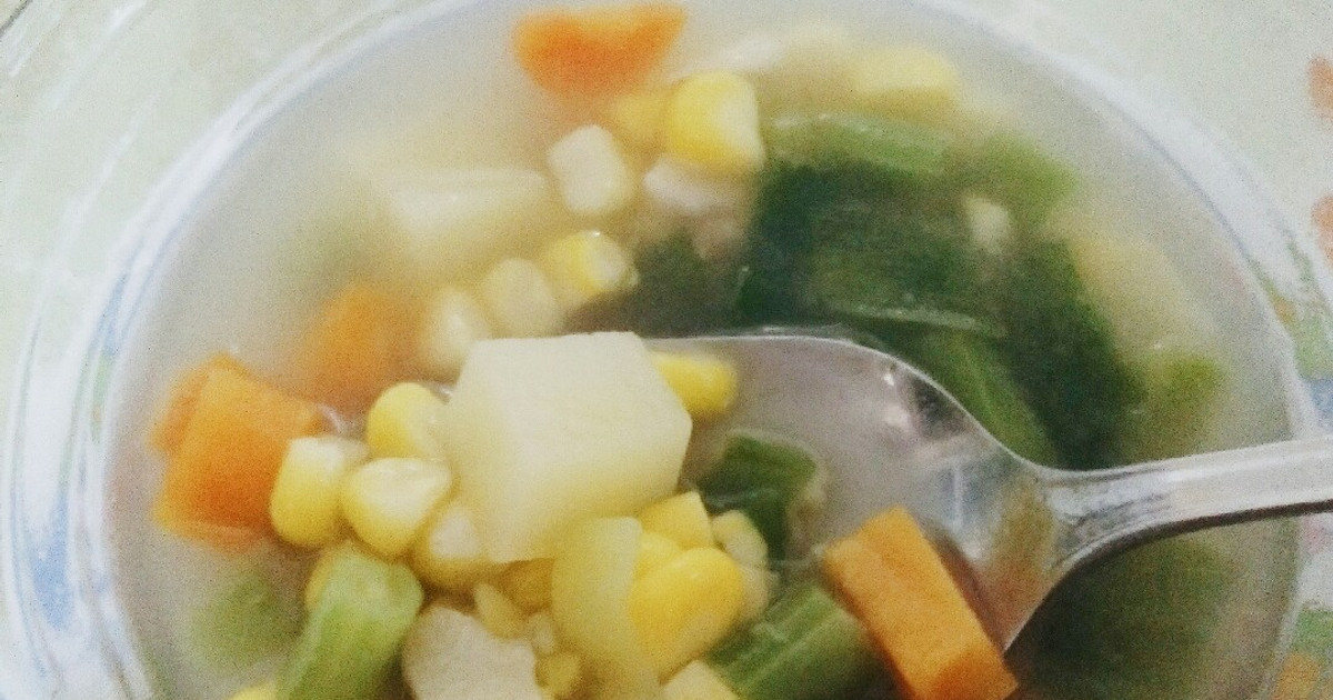 Resep Sop Sayuran Dan Jagung Manis oleh mycookingdiary - Cookpad