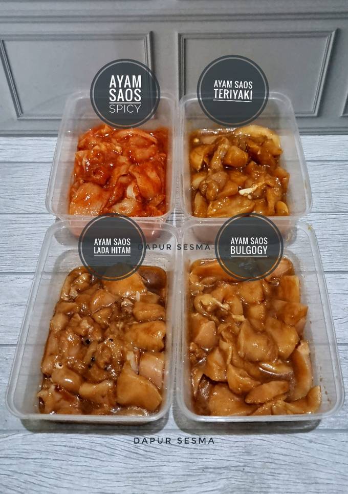 Resep Meal Prep: 1 kg ayam fillet menjadi 4 menu oleh Dapur Sesma - Cookpad