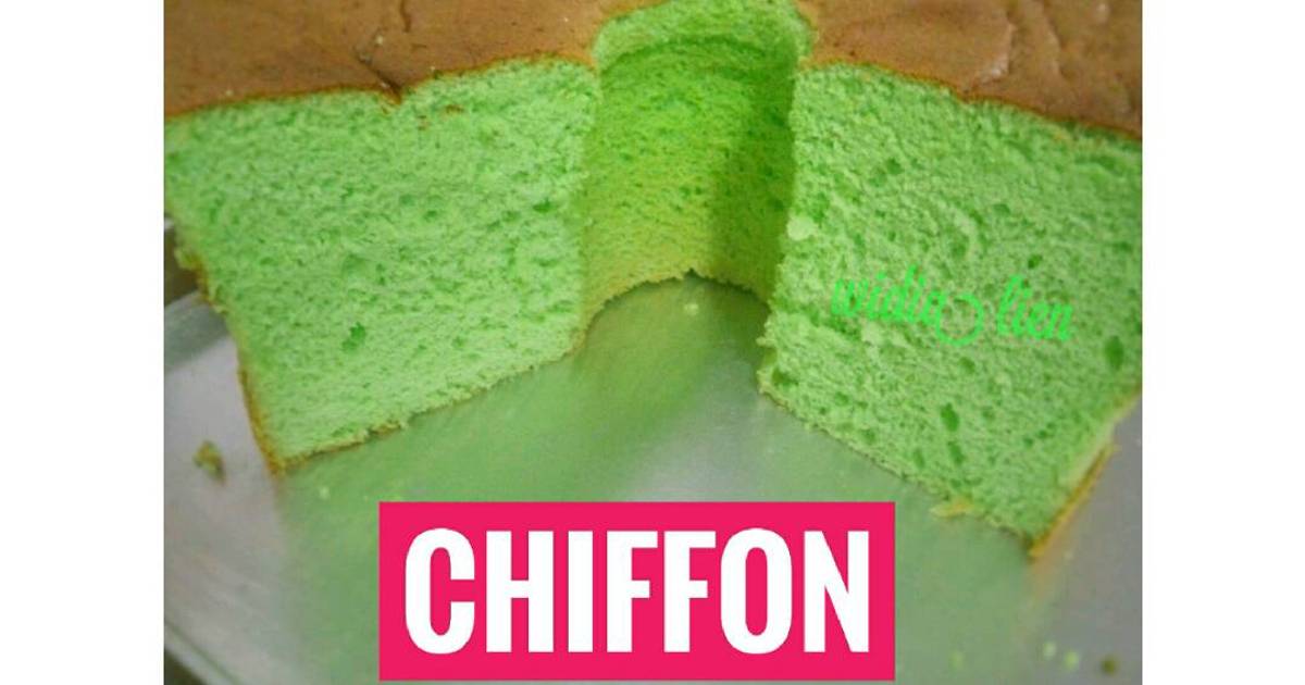 Resep Chiffon pandan oleh Widia Ningsih Liem - Cookpad