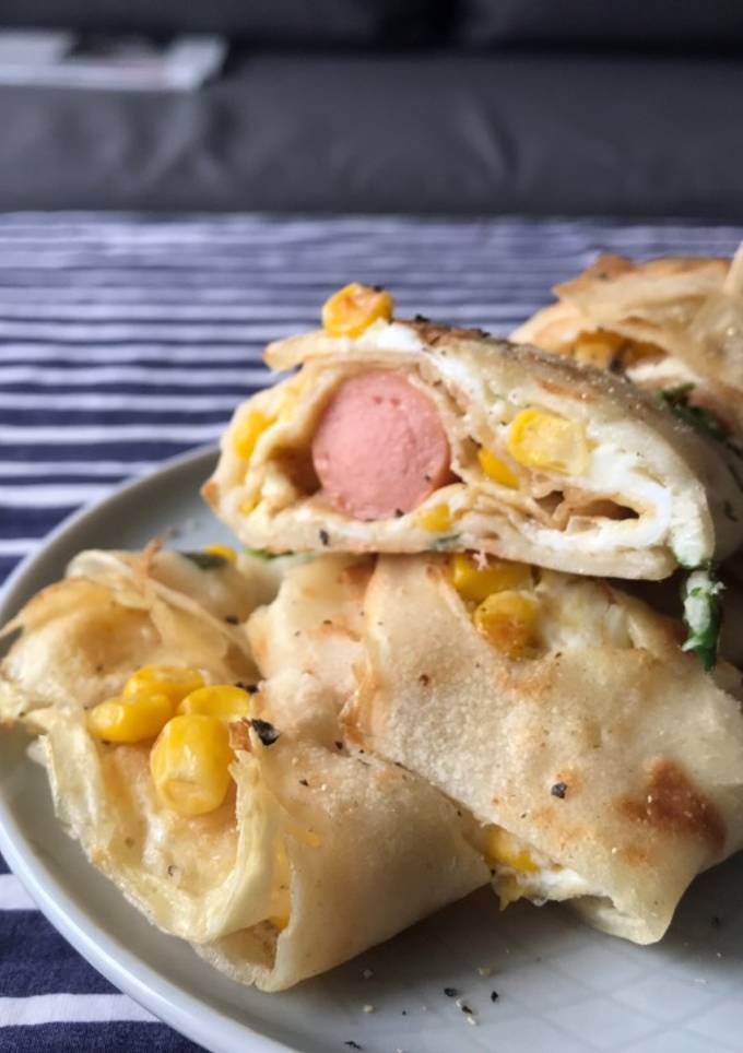 Uber-traditional Taiwanese Dan-Bing (Egg Crepe) 🍳 Recipe by Erica - Cookpad