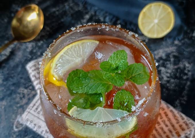 Resep Es teh daun mint oleh Mama Queen - Cookpad
