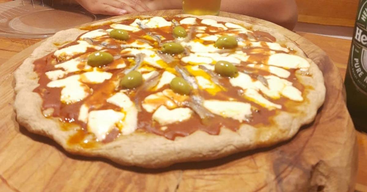 Pizzas de harina integral Muy sanas !!! Receta de catalina- Cookpad