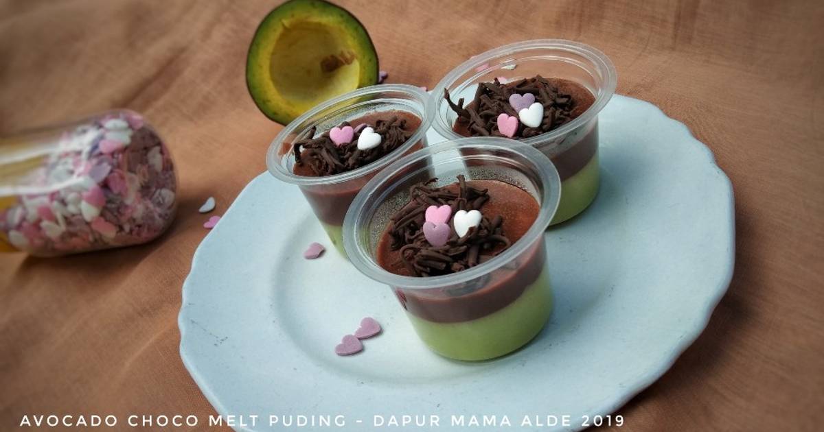 21 resep puding alpukat lumer enak dan mudah - Cookpad