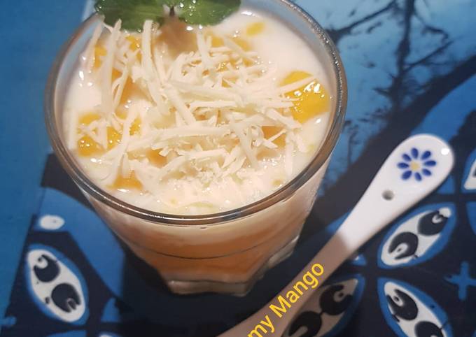Resep Creamy Mango 💛 oleh Lina Bachry - Cookpad
