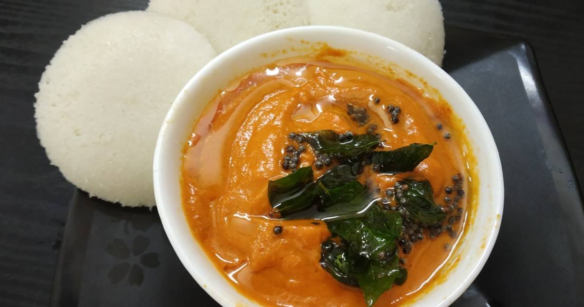 Tomato Chilli Chutney - Quick & Easy Recipe for Idlis Recipe by Rizu's ...