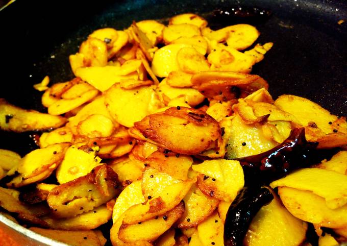 Chembu mezhukuperti/arabi/taro root fry Recipe by Aparna Balakrishnan ...