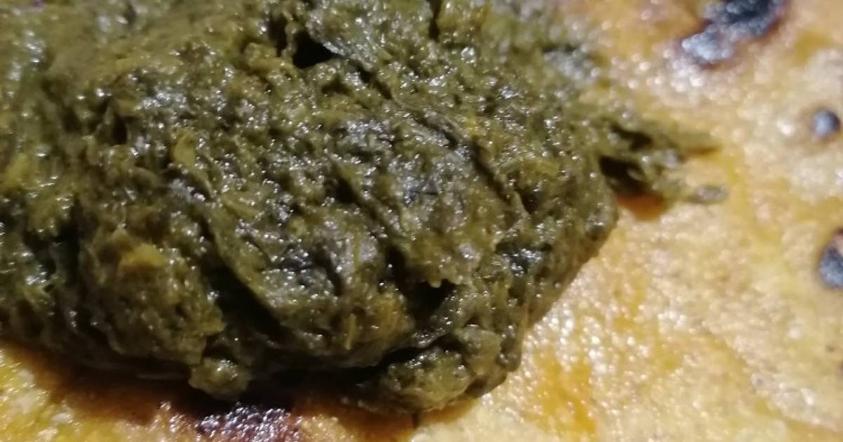 Makai ki roti with saag Recipe by SA_ Kitchen - Cookpad