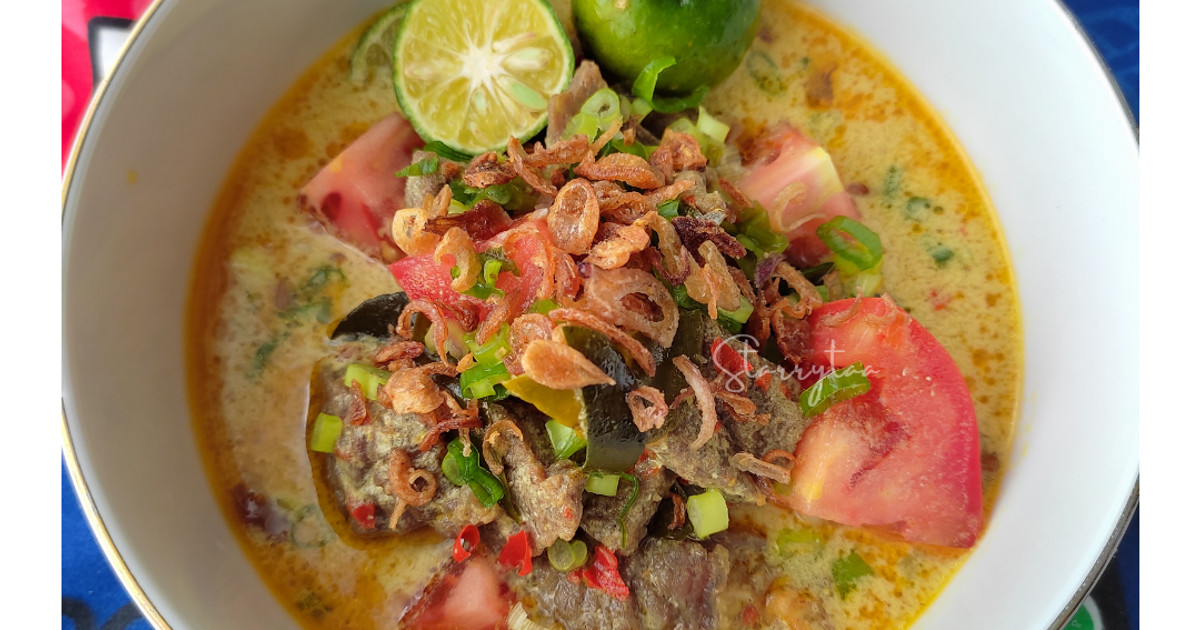Resep Soto Tangkar (Daging Empuk) oleh Christa - Cookpad