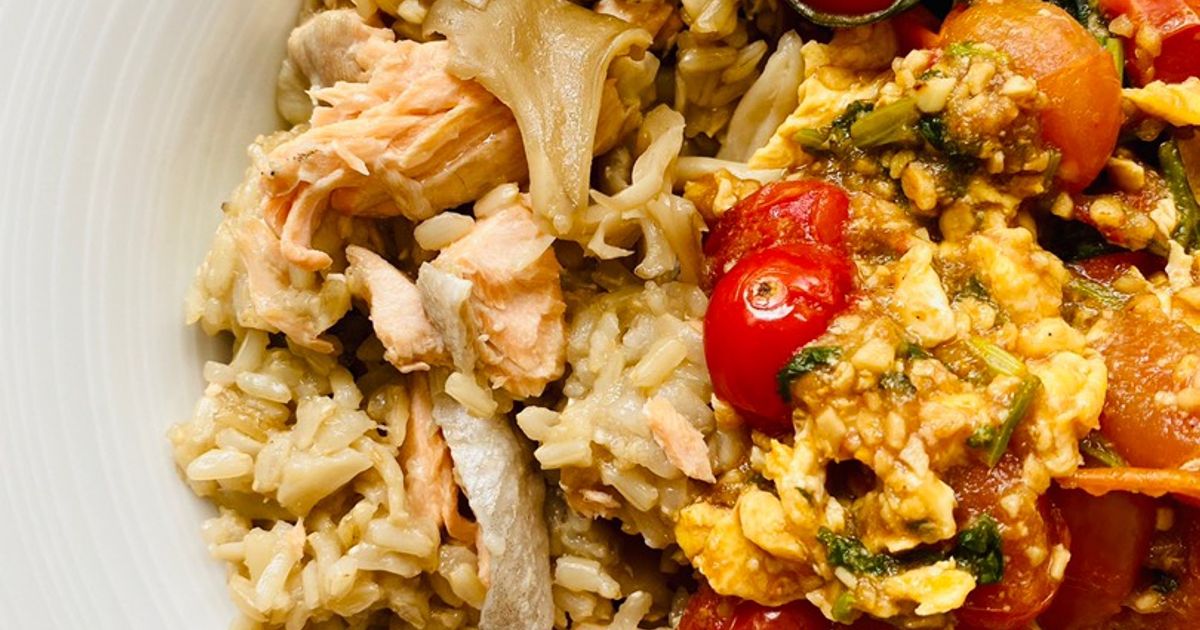 Salmon And Eggs Home Recipes - Cookpad