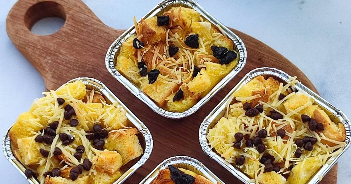 Resep Puding Roti Tawar Panggang oleh Ellaelloet - Cookpad