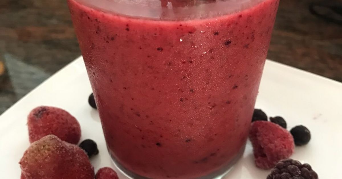 Smoothie Red Fruits Receta de Yoli