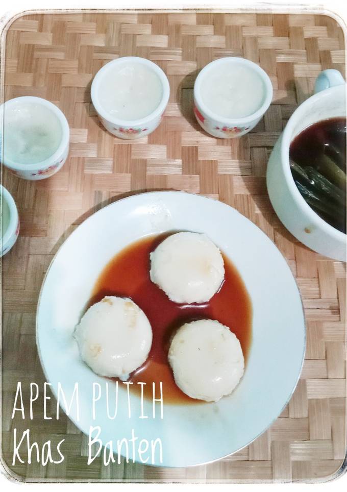 Resep Apem Putih Khas Banten oleh Aini mama 2N 2R - Cookpad