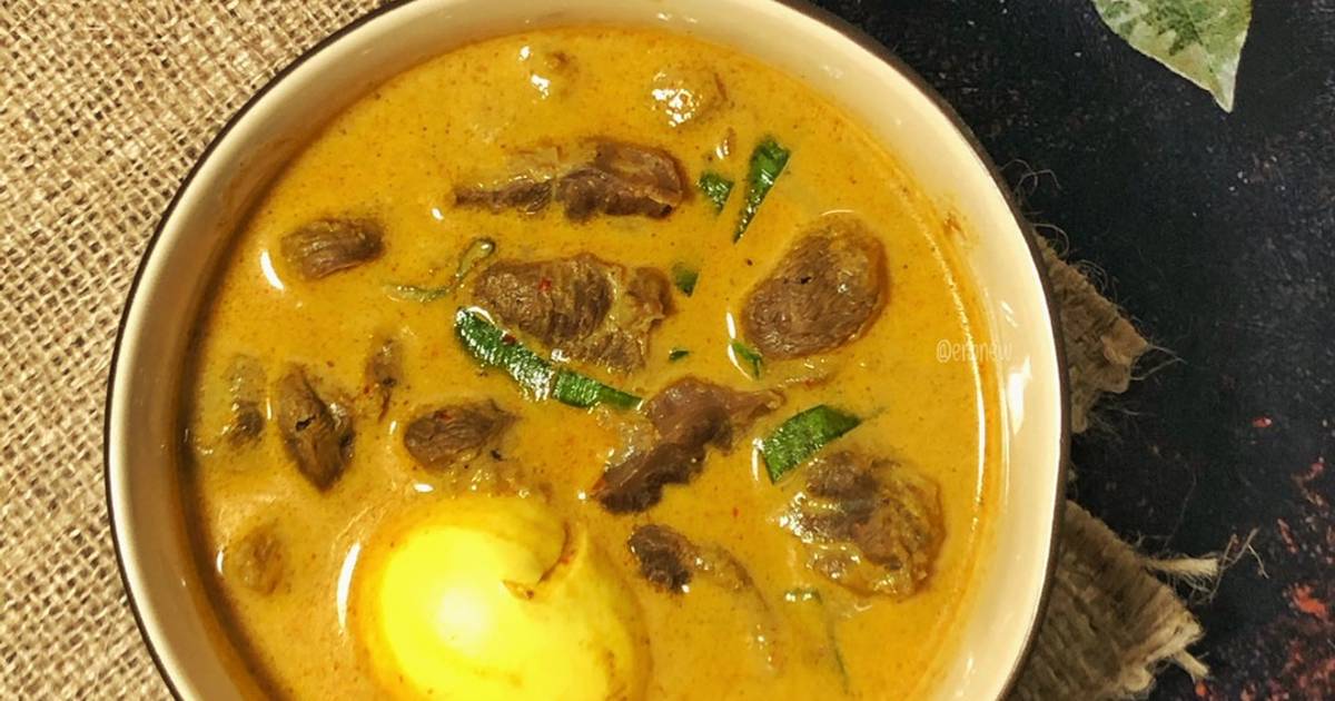 Resep Gulai Daging Sapi & Telur oleh @enonew - Cookpad