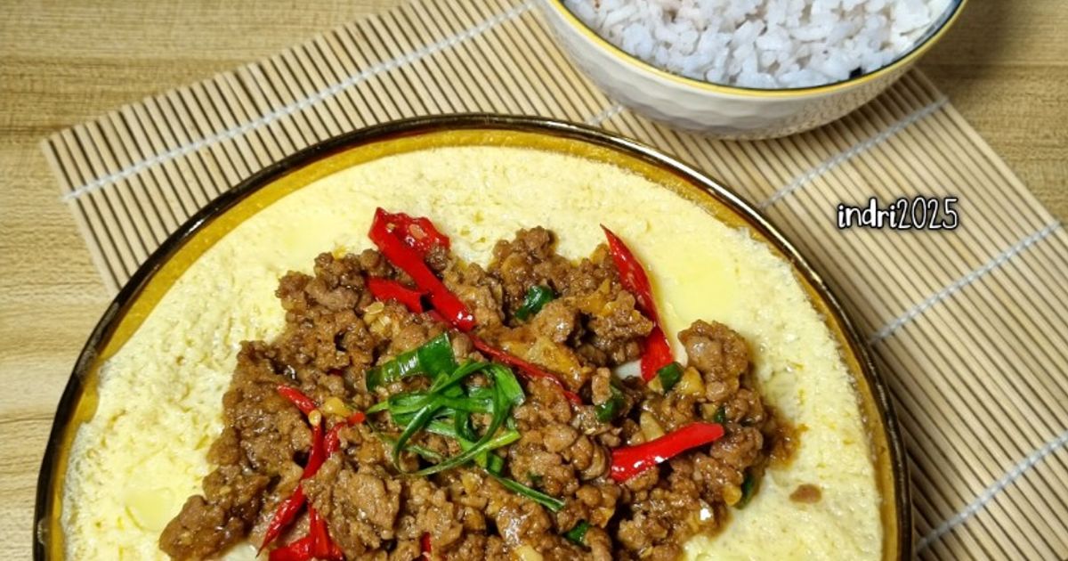 Resep Telur Kukus Daging Cincang oleh Dapur Halal (Indri) - Cookpad