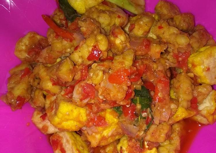 Resep Sambel balado Tempe tahu oleh Triyanii - Cookpad