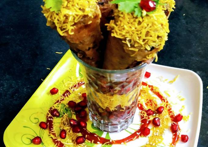 Stuffed roti cone Recipe by Bindiya Bhagnani - Cookpad