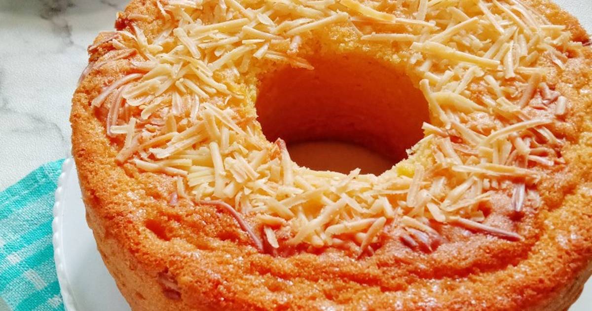 Resep Bolu Tape Keju oleh Mami Kenzie - Cookpad