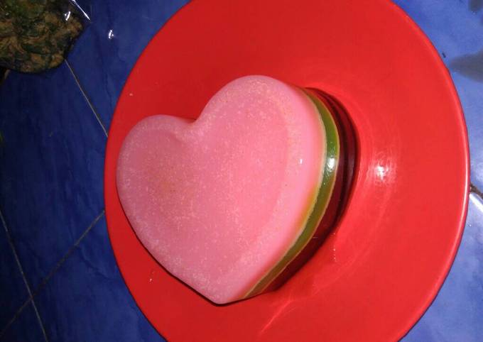 Resep Pudding Rainbow🌈 oleh Anna Kireina - Cookpad