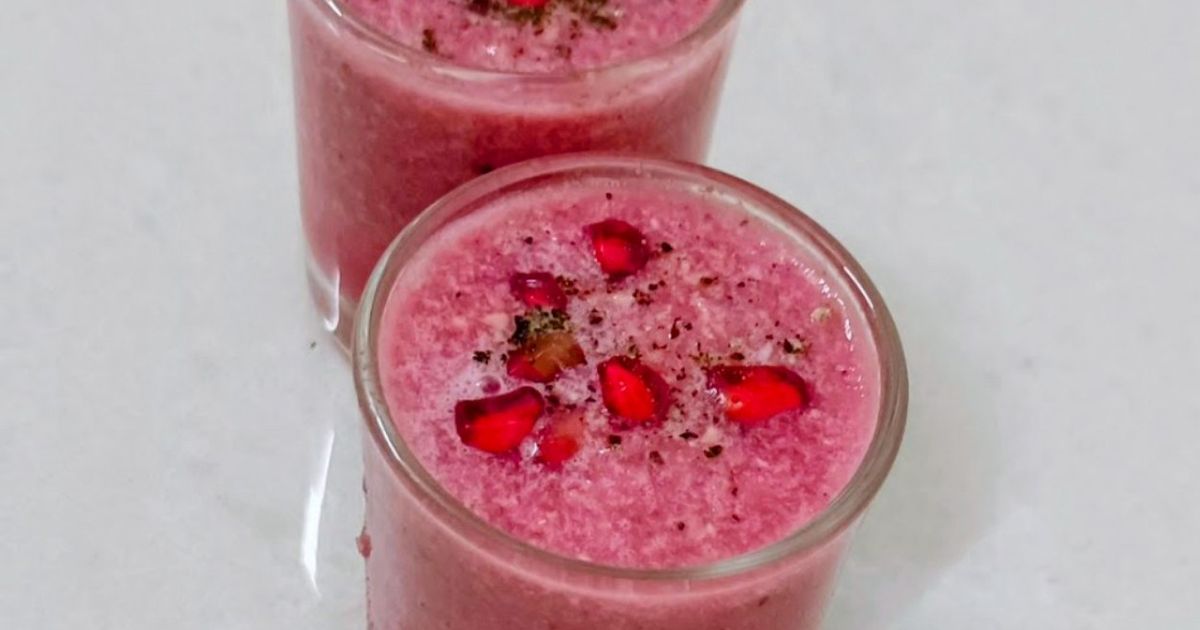 Pomegranate Pepper Shot (Glow & Wellness Drink) Recipe by Krishna ...
