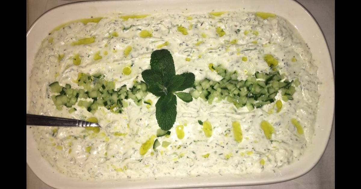 طريقة عمل جاجيك او خيار بلبن على اصولها بطريقة سهلة وسريعة من 🇮🇶Chef ...