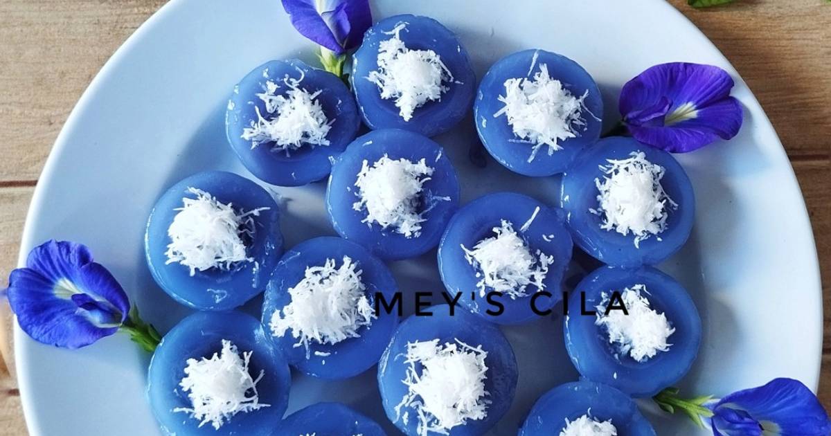 Resep Kue Lumpang Bunga Telang oleh Mey's Cila - Cookpad