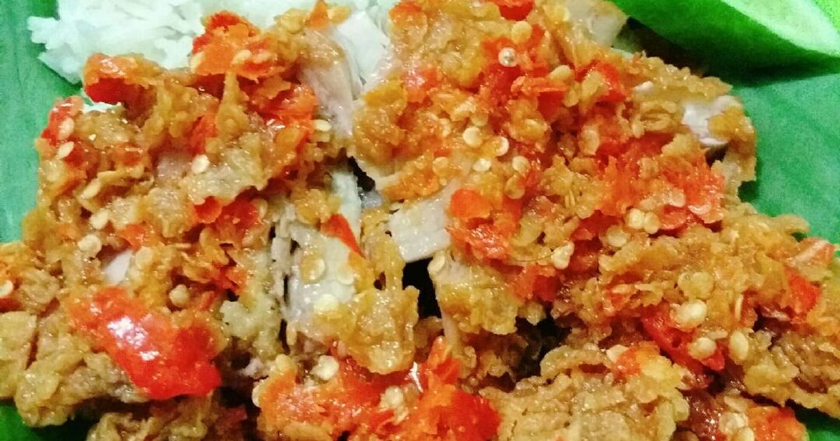 Resep Ayam Geprek Ala Kaki Lima oleh Lia Kusuma Wicaksono - Cookpad