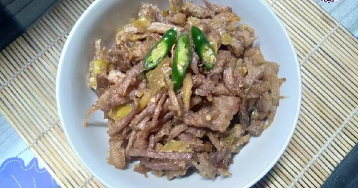 Resep Daging Sapi Suwir Pedas oleh Kurnia Kemala Sari - Cookpad