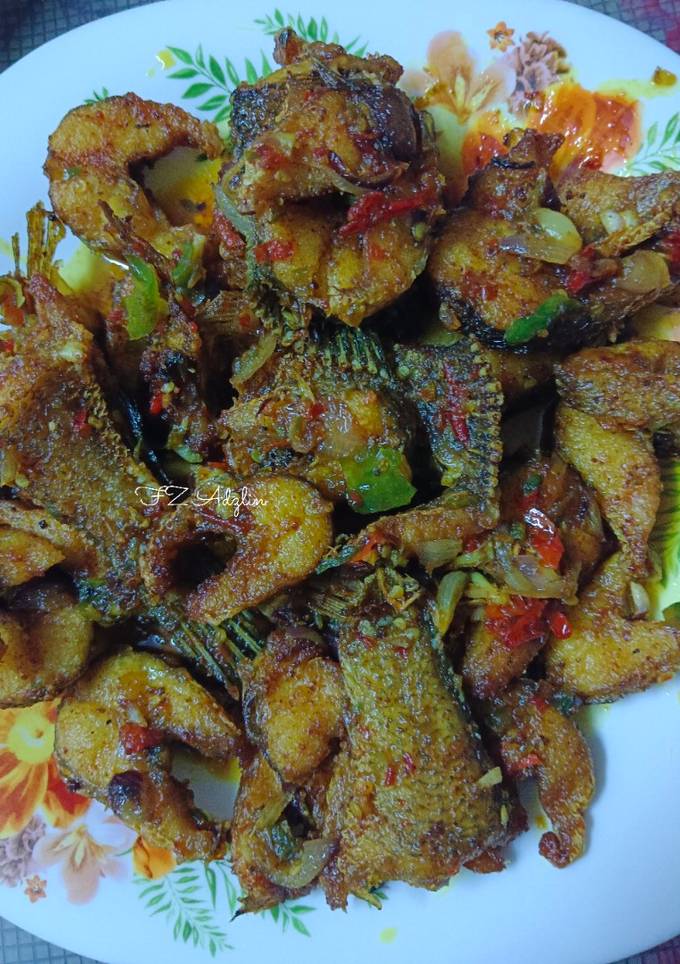 Resipi Ikan Haruan Goreng Berlada oleh FZ Adzlin - Cookpad
