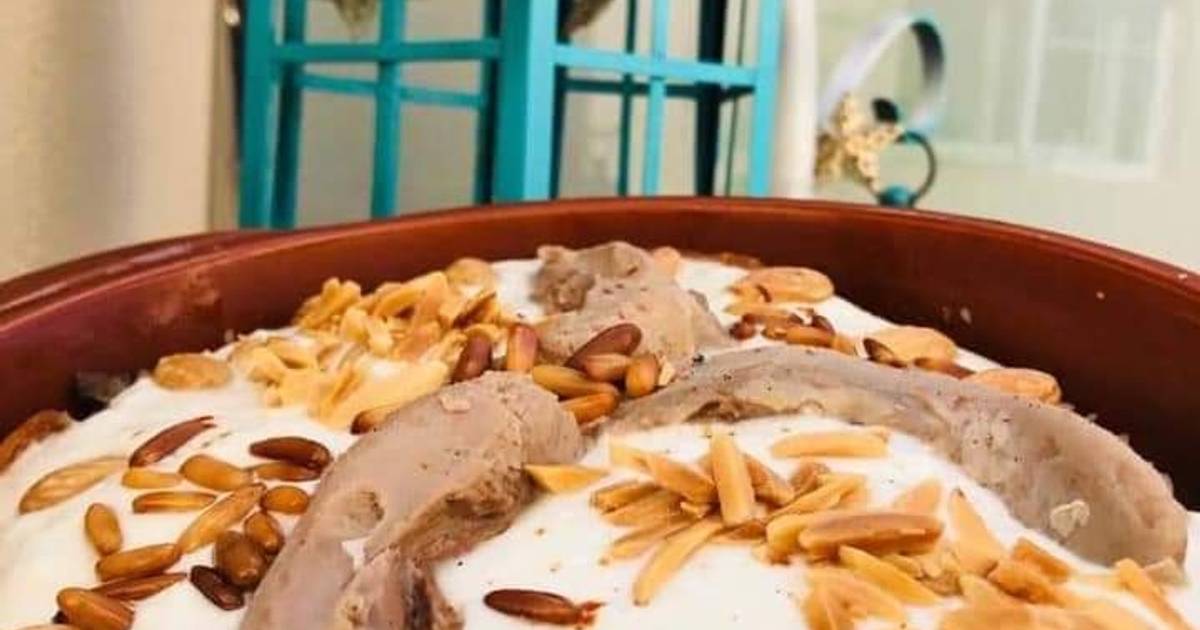 Lamb's tongues meat fatteh Recipe by Tripolitan Cuisine - Cookpad