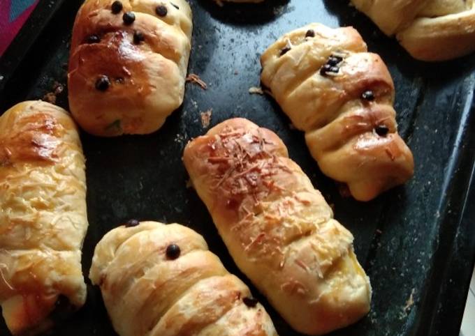 Resep Banana cheese bread - roti manis - resep dasar roti mudah oleh ... Resep Banana cheese bread - roti manis - resep dasar roti mudah oleh ...
