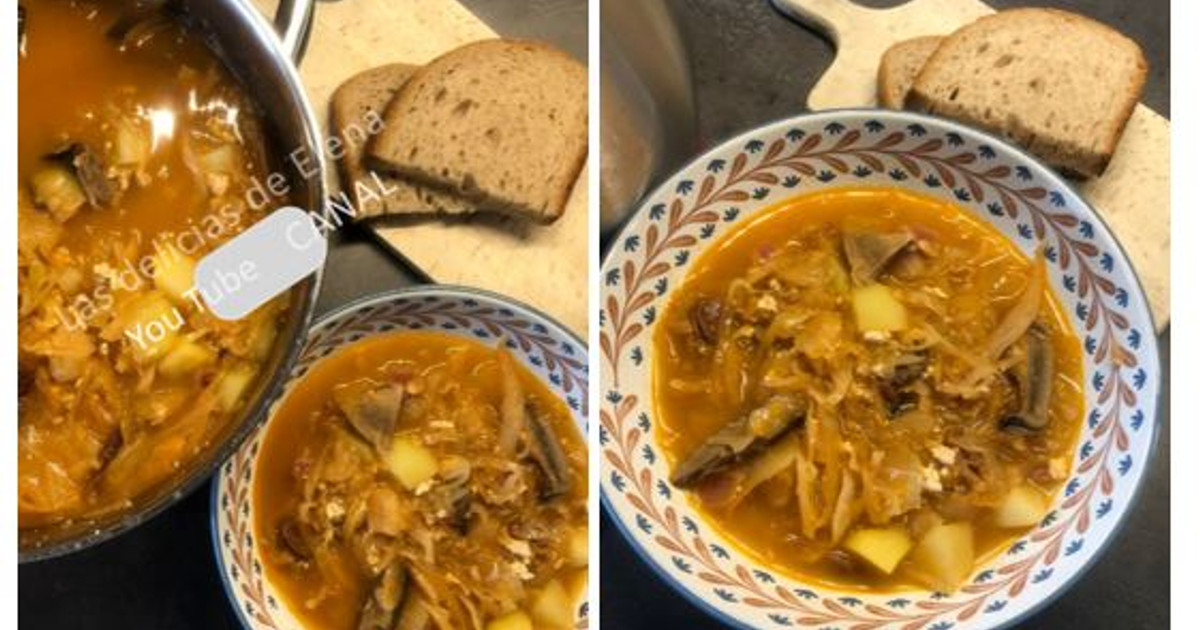 "Kapustnica" La Sopa De Col Agria Receta de Las Delicias de Elena