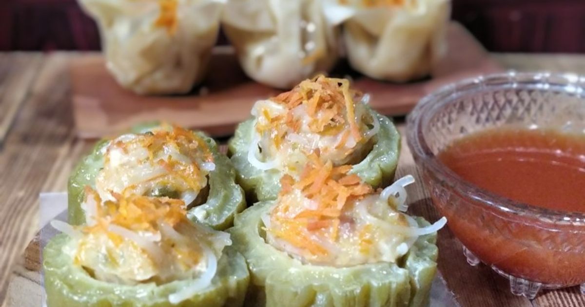 Resep *Dimsum Pare (Dimsum Ayam Sayur)* oleh ati dewanthi - Cookpad