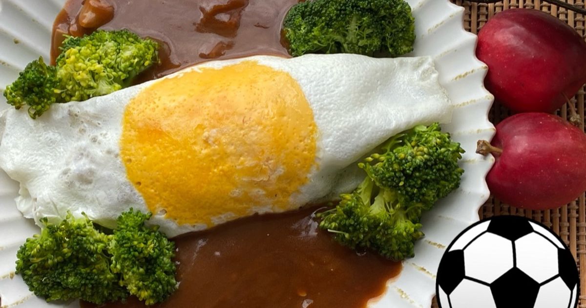 Japanese Flag 🇯🇵 Omu Hayashi Recipe by Aunty Eiko's international ...